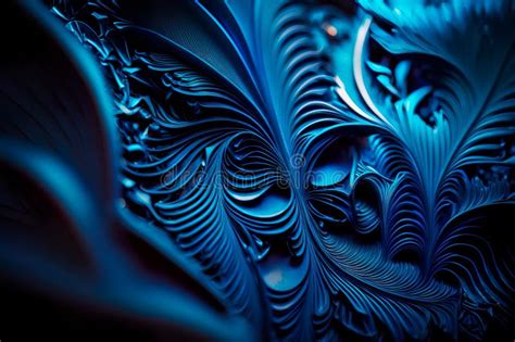 Futuristic Abstract Background Template With Different Shapes Generative Ai Stock Illustration