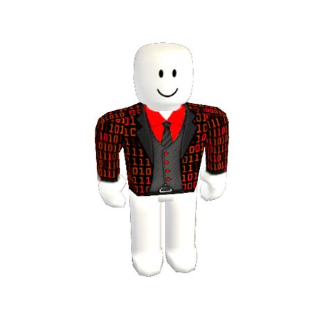 shirt for [red] binary code suit brickplanet