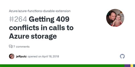 getting 409 conflicts in calls to azure storage · issue 264 · azure azure functions durable