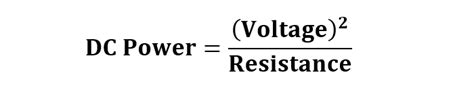 DC Power Calculator