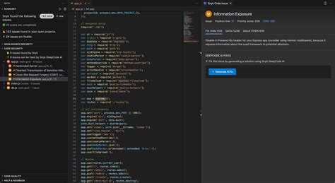 Fix Code Vulnerabilities Automatically Snyk User Docs