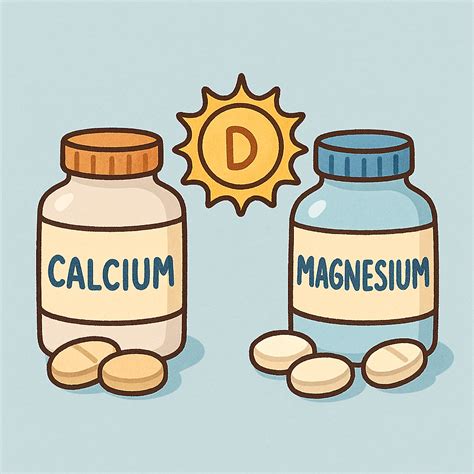 칼슘 비타민d 마그네슘 삼박자로 완성하는 뼈와 근육 건강