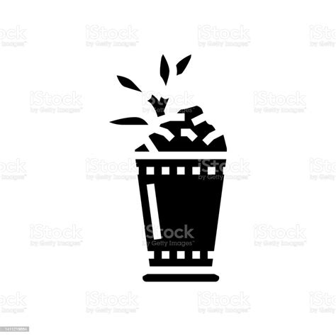 민트 줄렙 칵테일 유리 음료 글리프 아이콘 벡터 일러스트 레이 션 0명에 대한 스톡 벡터 아트 및 기타 이미지 0명 건강관리와 의술 과일 Istock