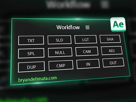 Workflow After Effects Plugin Bryan Delimata
