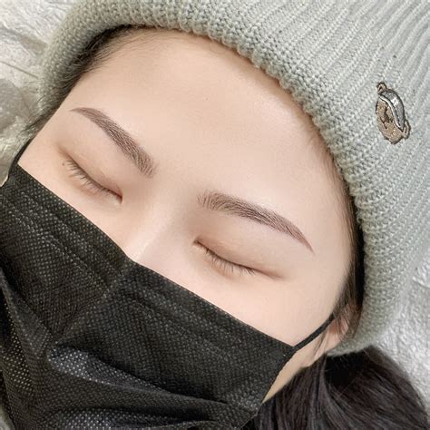 인뷰 부산헤어라인 부산눈썹문신 서면눈썹문신 [ 𝙲𝚘𝚖𝚋𝚘 𝙱𝚛𝚘𝚠 ] 오래된 잔흔 커버업 시술 🤍 붉고 푸른 잔흔도
