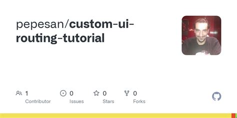 Github Pepesan Custom Ui Routing Tutorial