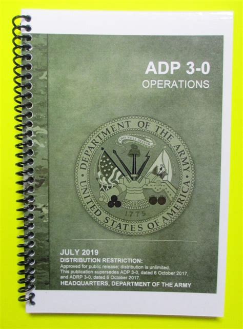 adp 3 0 operations 2019 big size my army publications