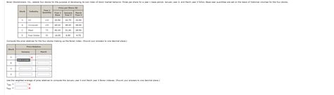 Solved Use The Weighted Average Of Price Relatives To