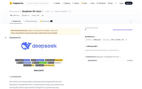 Deepseek R1 Zero使用入口地址 Ai模型最新工具和软件app下载