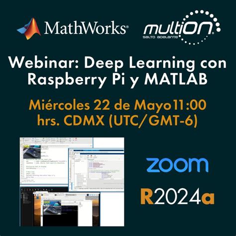 Webinar Matlab Deep Learning Con Raspberry Pi Multion Consulting