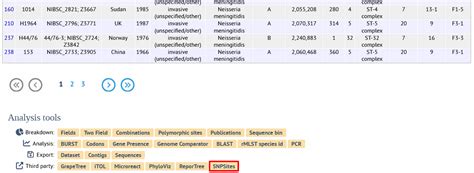 SNPsites BIGSdb 1 51 0 Documentation