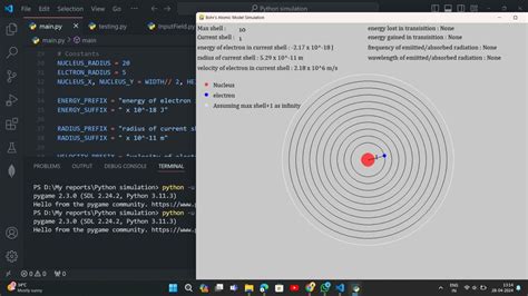 Replit A Python Simulation Of Bohrs Atomic Model Nikhil Malhotra Posted On The Topic Linkedin
