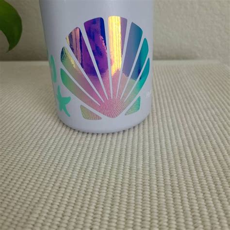 Seashell Decal Seashells Iridescent Shell Decal Iridescent Seashell Holographic Seashell
