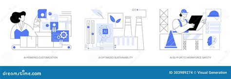 Ai Powered Customization Abstract Concept Vector Illustration 334157675