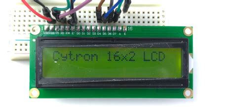 LCD With Pre Soldered Header Pin Green