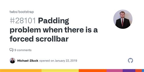Padding Problem When There Is A Forced Scrollbar · Issue 28101 · Twbsbootstrap · Github