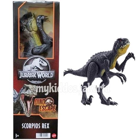 Jual Jurassic World Dino Escape Scorpios Rex Figure Original