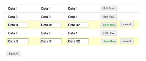 Design Patterns Multiple Edit Table UI User Experience Stack Exchange