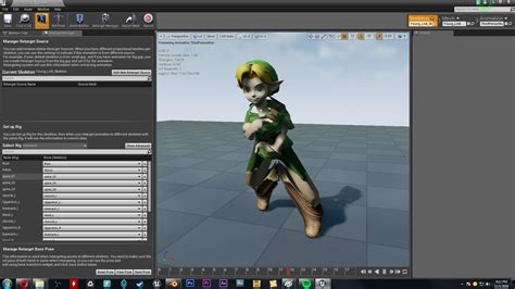 Animation Retargeting Custom Skeleton On Ue4 Skeleton Problem Character And Animation Epic