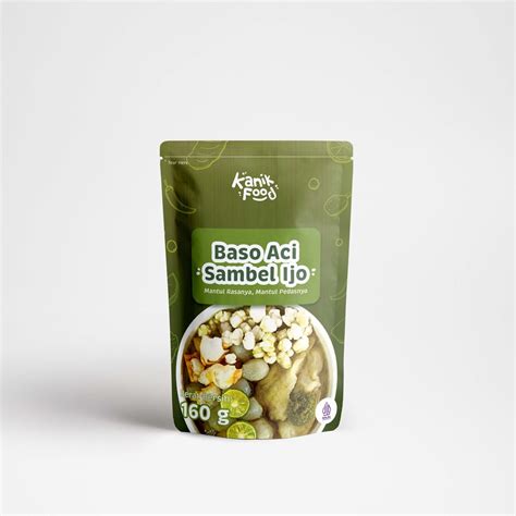 Jual Kanikfood Baso Aci Sambel Ijo Bakso Aci Khas Garut Shopee Indonesia