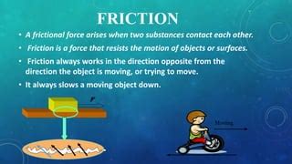 Friction Class 8 Ncert Science Physics PPTX Physics Science