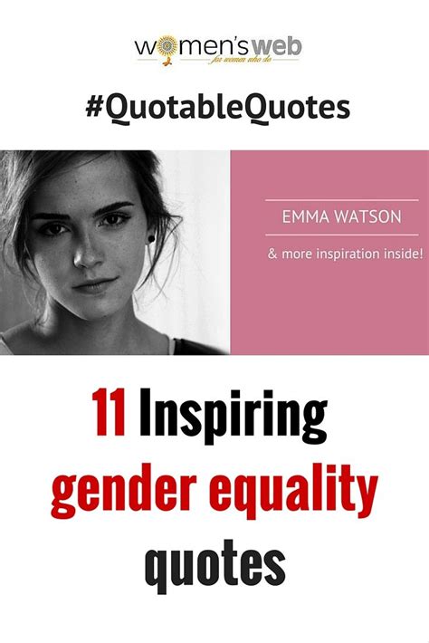 Gender Equality Quotes