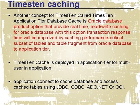 Oracle Inmemory Timesten Database Osama Mustafa Principal Consultant