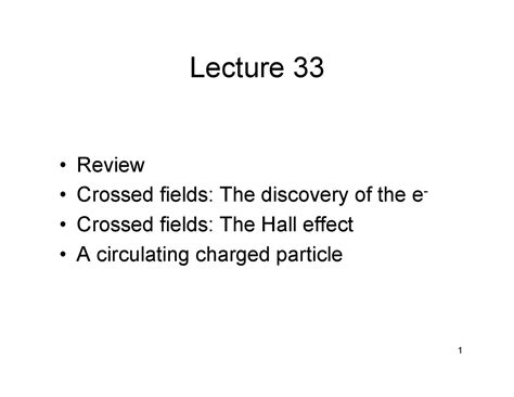 Lecture Note On Circulating Charged Particles University Physics Ii