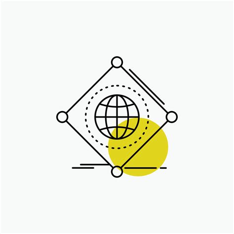 Iot Internet Things Of Global Line Icon 13028005 Vector Art At Vecteezy