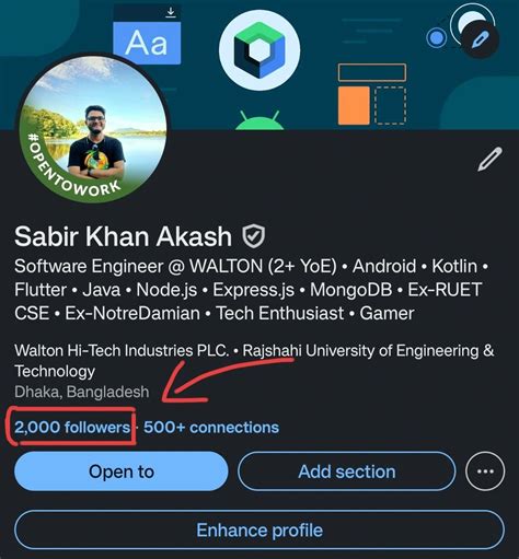 It Has Been Around 2 Years On Linkedin And I Hit 2000 Followers On