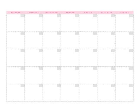 Printable Blank Calendar Printable Blank Weekly Calendar