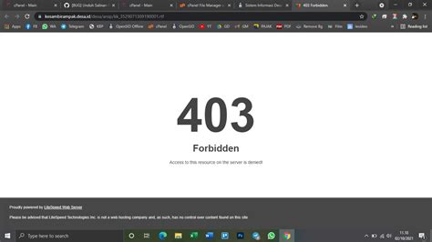 Bug Unduh Salinan Keluarga Muncul Eror 403 · Issue 4450 · Opensidopensid · Github