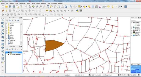 Memotong Polygon QGIS Oddsay