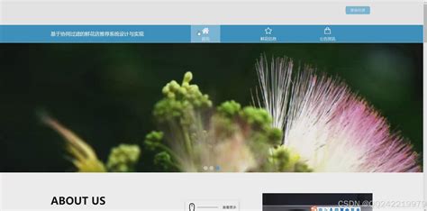 Python基于协同过滤的鲜花店推荐系统设计与实现 8sdpv Csdn博客