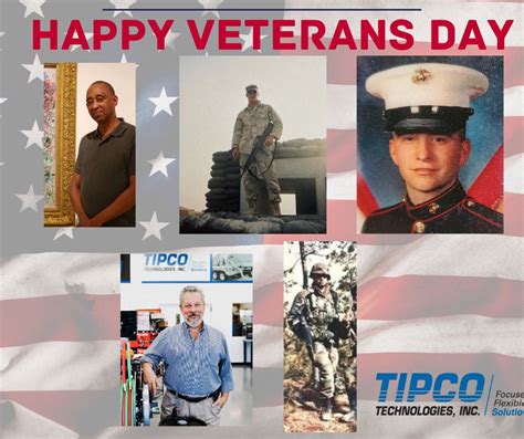 Tipco Technologies On Linkedin Veteransday