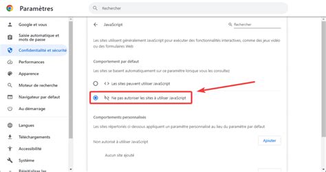 Désactiver Javascript Sur Chrome Edge Firefox Lecoindunet