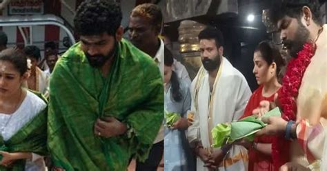 Nayanthara And Vignesh Visited Kanyakumari Vaikashi Temple Karma News English