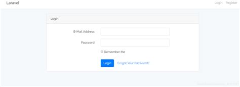 Laravel框架自带电子邮箱验证登录laravel 邮箱验证码登录 Csdn博客