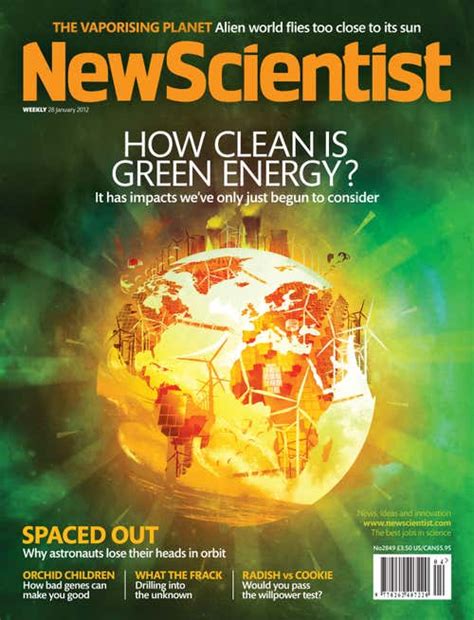 Issue 2849 Magazine Cover Date 28 January 2012 New Scientist