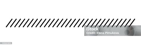 슬래시 선 테두리 대각선 평행선 분배기 스트립 기하학적 추상 테두리를 기울입니다 슬래시 디바이더 흰색 배경에 분리된 벡터 그림