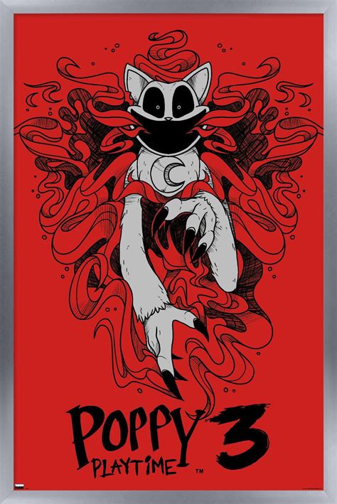 Poppy Playtime Chapter 3 Smoke Wall Poster 22 375 X 34 Framed