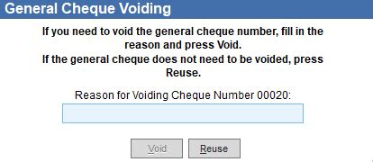 Generate A Void Check Back Office
