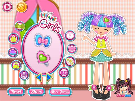 Lalaloopsy Girls Pix E Flutters Dress Up Game Starsue Free