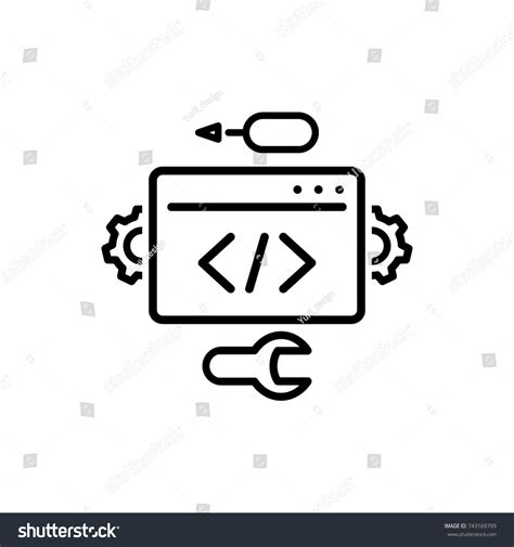 Software Developer Icon Over 94849 Royalty Free Licensable Stock Vectors And Vector Art
