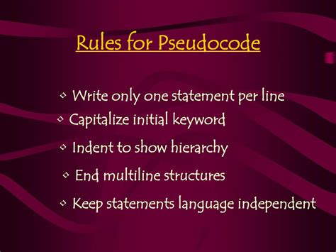Ppt Pseudocode An Introduction Powerpoint Presentation Free Download