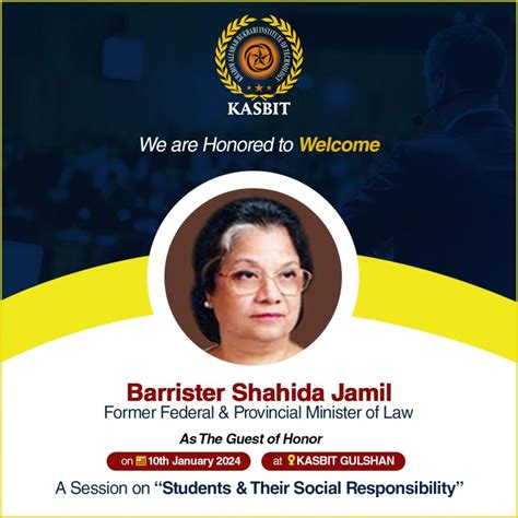 Khadim Ali Shah Bukhari Institute Of Technology On Linkedin We Are Honored To Welcome Former