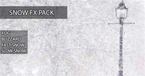 Snow Fx Pack Weather Vfx Environment Unity Asset Store