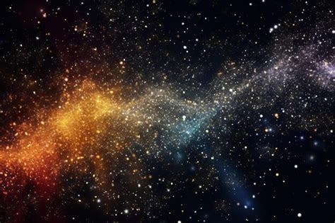 A Star Cluster In The Universe Premium Ai Generated Image