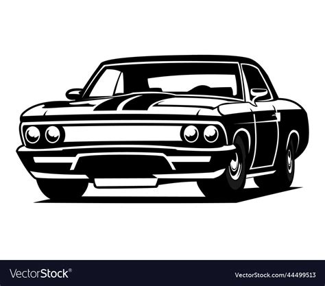 Classic Vintage Car Design Inspiration Royalty Free Vector