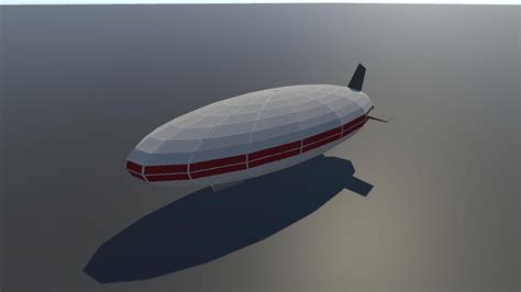 Blimp Game Ready 3d Model Turbosquid 1999396